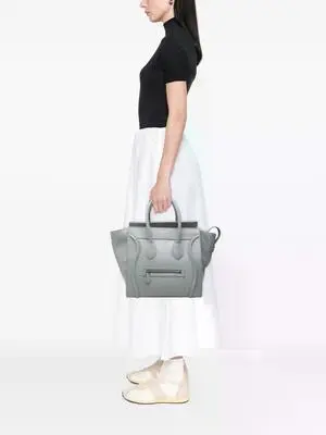 Celine 2013 Mini Leather Luggage Tote Bag