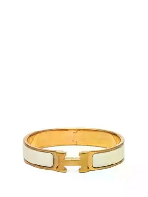 Hermès 2012-2026 Narrow Enamel Clic H Bracelet Pm Costume Bracelet