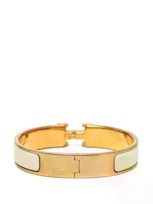 Hermès 2012-2026 Narrow Enamel Clic H Bracelet Pm Costume Bracelet