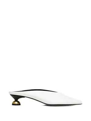VANDA NOVAK Tracy Pointed-toe Pumps - White