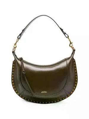 Isabel Marant Étoile Naoko Stud-embellished Shoulder Bag Green