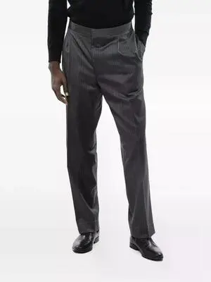 Corneliani Pinstripe-pattern Pleated Tailored Trousers