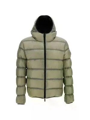 Moncler Logo-patch Hooded Jacket - Green