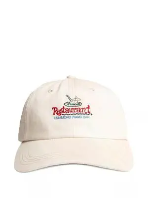 EDMMOND STUDIOS Piano Bar Embroidered Cap - Neutrals