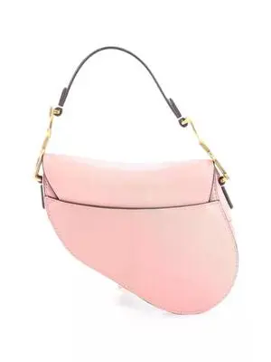 Dior Saddle Handbag With Strap Leather Mini Shoulder Bag
