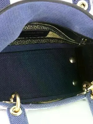 Dior Lady D-lite Raffia Satchel