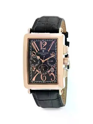 CHRISTIAN VAN SANT Prodigy Automatic Rectangular Watch - Black