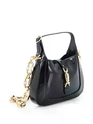 Gucci Jackie 1961 Chain Hobo Patent Mini Shoulder Bag