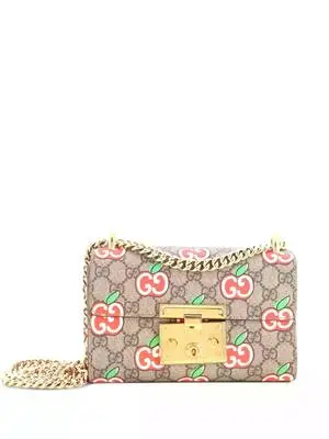Gucci Padlock Gg Coated Canvas Shoulder Bag
