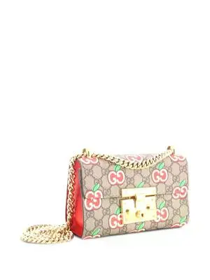 Gucci Padlock Gg Coated Canvas Shoulder Bag