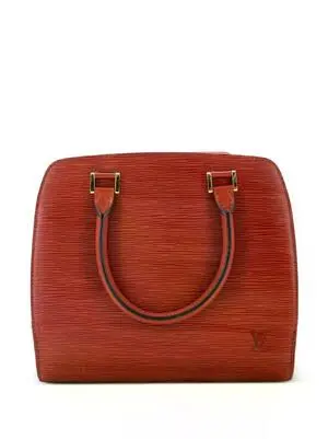 LOUIS VUITTON Epi Leather Pont Neuf Satchel - Brown
