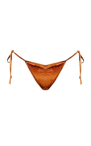 Ay Que Calor Exclusive Sunslit Bikini Bottom - Orange