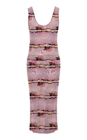 Ay Que Calor Exclusive Grazia Mesh Skirt Set - Multi