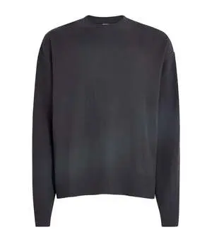 WON HUNDRED Cotton Steven Long-sleeve T-shirt - Grey