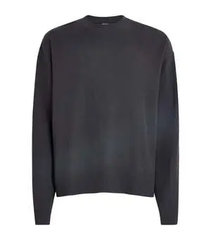WON HUNDRED Cotton Steven Long-sleeve T-shirt - Grey