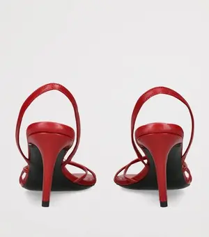 Christopher Esber Leather Giro Slingback Sandals 90