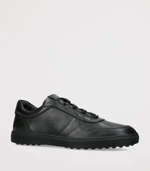 TOD'S Leather Elastic Cassetta Sneakers