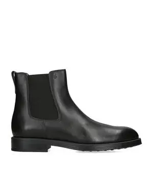 TOD'S Leather Chelsea Boots