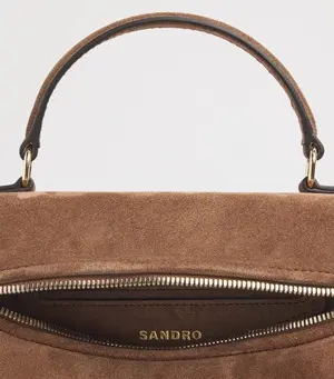 Sandro Suede Tangolino Vanity Bag