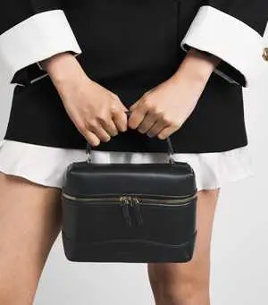 Sandro Leather Tangolino Vanity Bag