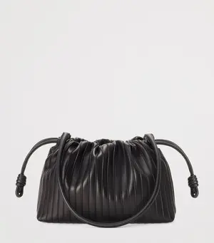 Loewe Medium Pleated Leather Flamenco Bag