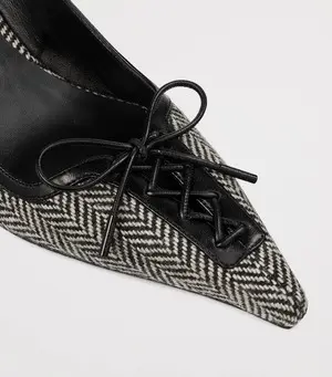 JIMMY CHOO Scarlett 50 Herringbone Pumps