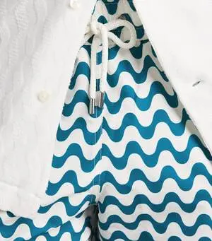 Frescobol Carioca Printed Santos Swim Shorts
