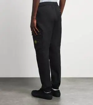 Stone Island Stretch Cotton-wool Cargo Trousers