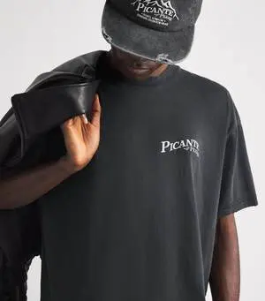 PICANTE Organic Cotton Peaks Patch Logo T-shirt