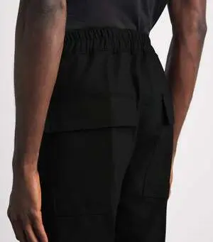 Rick Owens Wool-blend Slim Drawstring Trousers