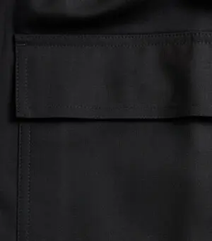 Rick Owens Wool-blend Slim Drawstring Trousers