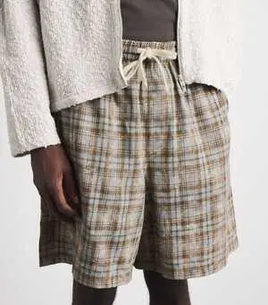 PICANTE Bleached Check Rocco Shorts
