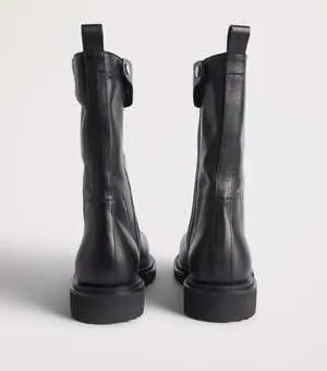 Rick Owens Leather Creeper Gabe Ankle Boots