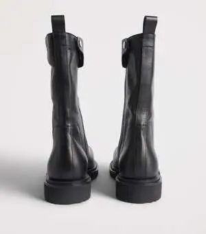 Rick Owens Calf Leather Gabe Ankle Boots