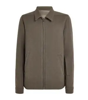 Rick Owens Virgin Wool Brad Overshirt - Grey