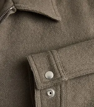 Rick Owens Virgin Wool Brad Overshirt