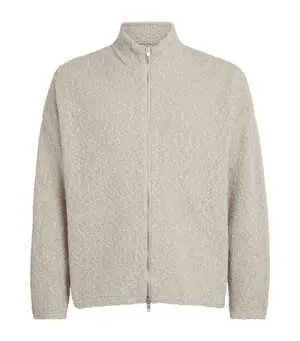 PICANTE Boucle Zip-up Cardigan