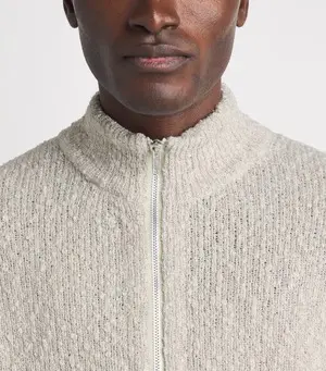 PICANTE Boucle Zip-up Cardigan