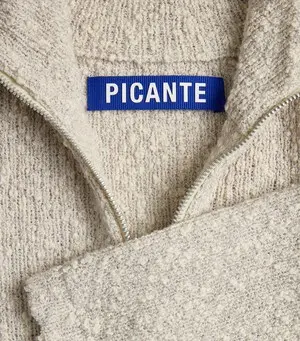 PICANTE Boucle Zip-up Cardigan
