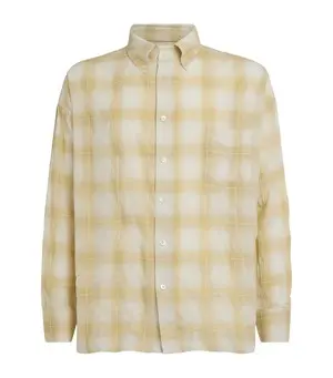 PICANTE Cotton Crinkle Check Rocco Shirt