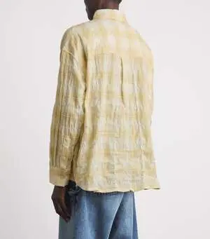 PICANTE Cotton Crinkle Check Rocco Shirt