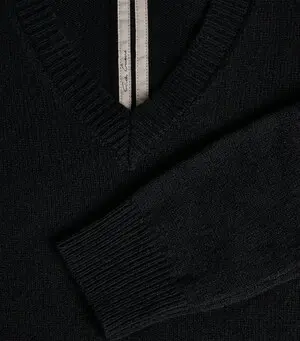 Rick Owens Cashmere-wool V-neck Pullover