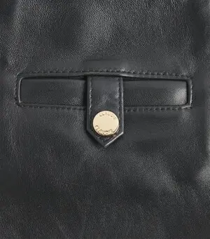 Claudie Pierlot Lambskin Mini Skirt