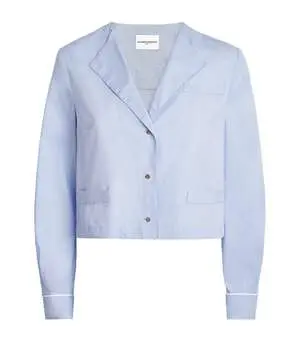 Claudie Pierlot Cotton Poplin Shirt - Blue