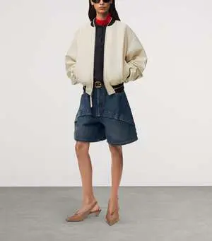 Loewe Panelled Denim Shorts