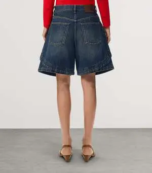 Loewe Panelled Denim Shorts