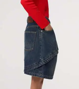 Loewe Panelled Denim Shorts