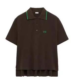 Loewe Stretch-cotton Polo Shirt - Brown