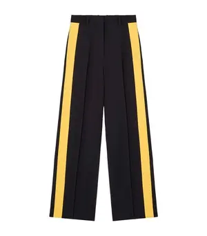 Loewe Tape-trim Tailored Trousers - Navy
