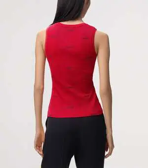 Loewe Embroidered Logo Tank Top